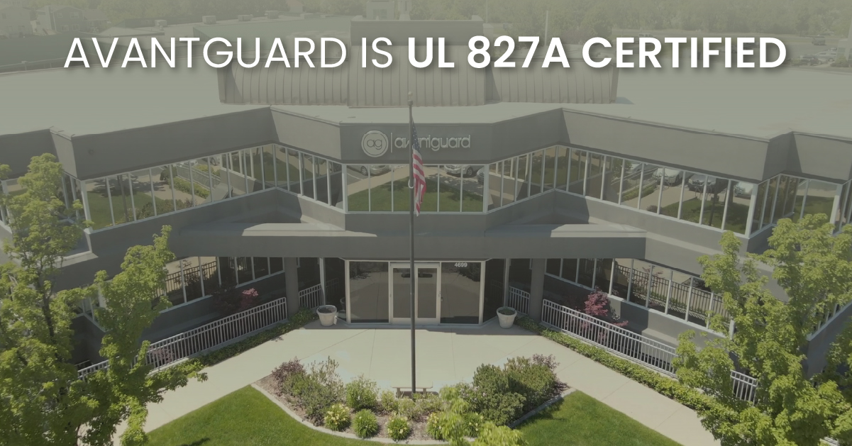 AvantGuard Is UL 827A Certified