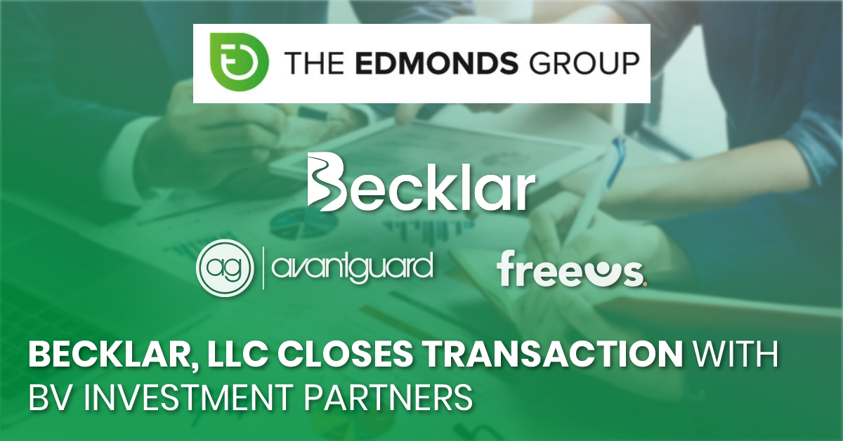Becklar Closes Transaction with BV Investment Partners