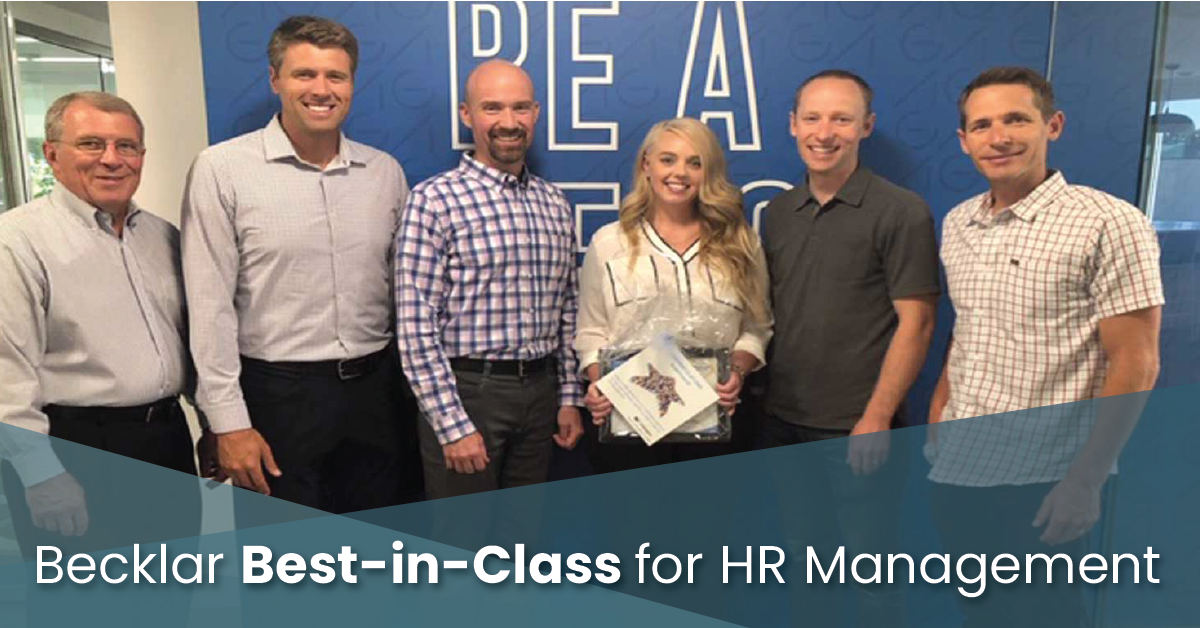Becklar Best-in-Class for HR Management