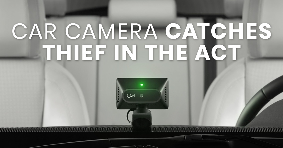 Car Camera Catches Thief in the Act